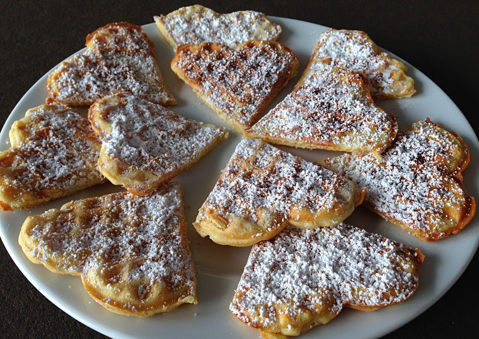 Pudica's Food Corner: Little heart shaped Waffles...