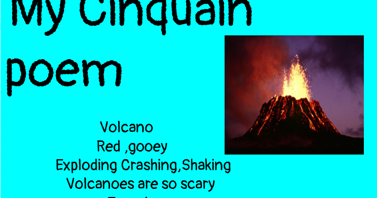 Lillian : My cinquain poem about volcanoes
