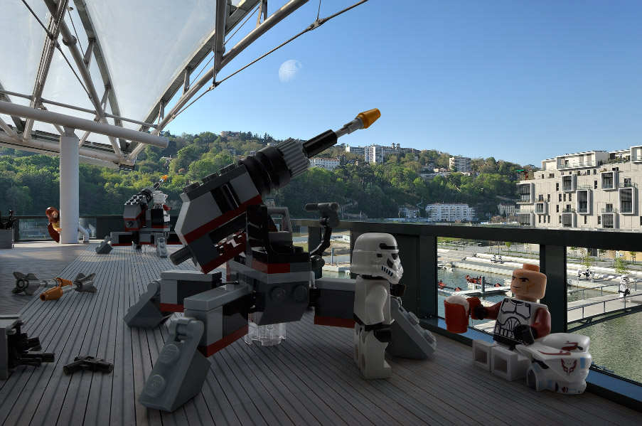 Star Wars Lego se aventuram no mundo real | Marte é para os Fracos