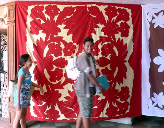 10ème Salon du tifaifai, fin / 10th Tifaifai Show, end