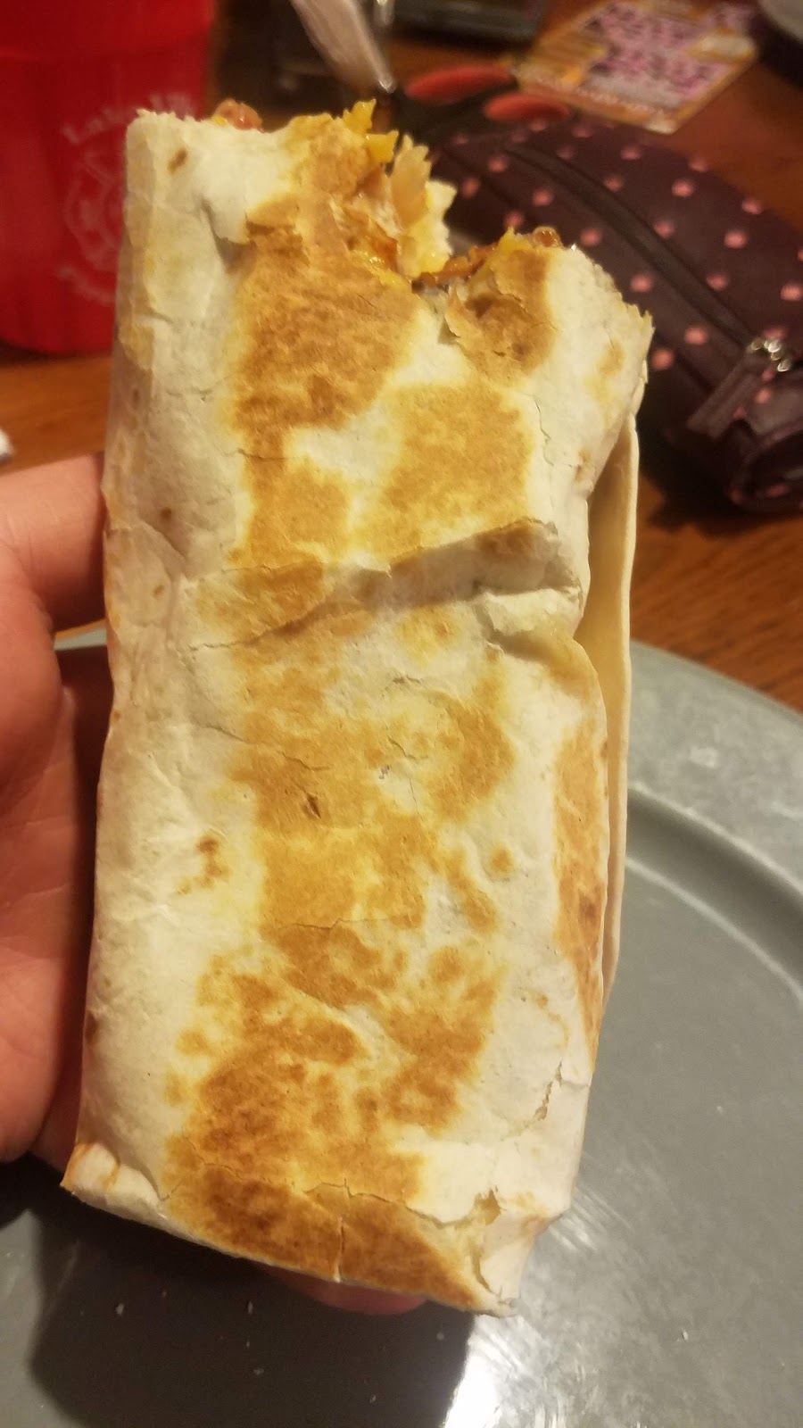 Cass' Kitchen: Bacon Ranch Chicken Burrito