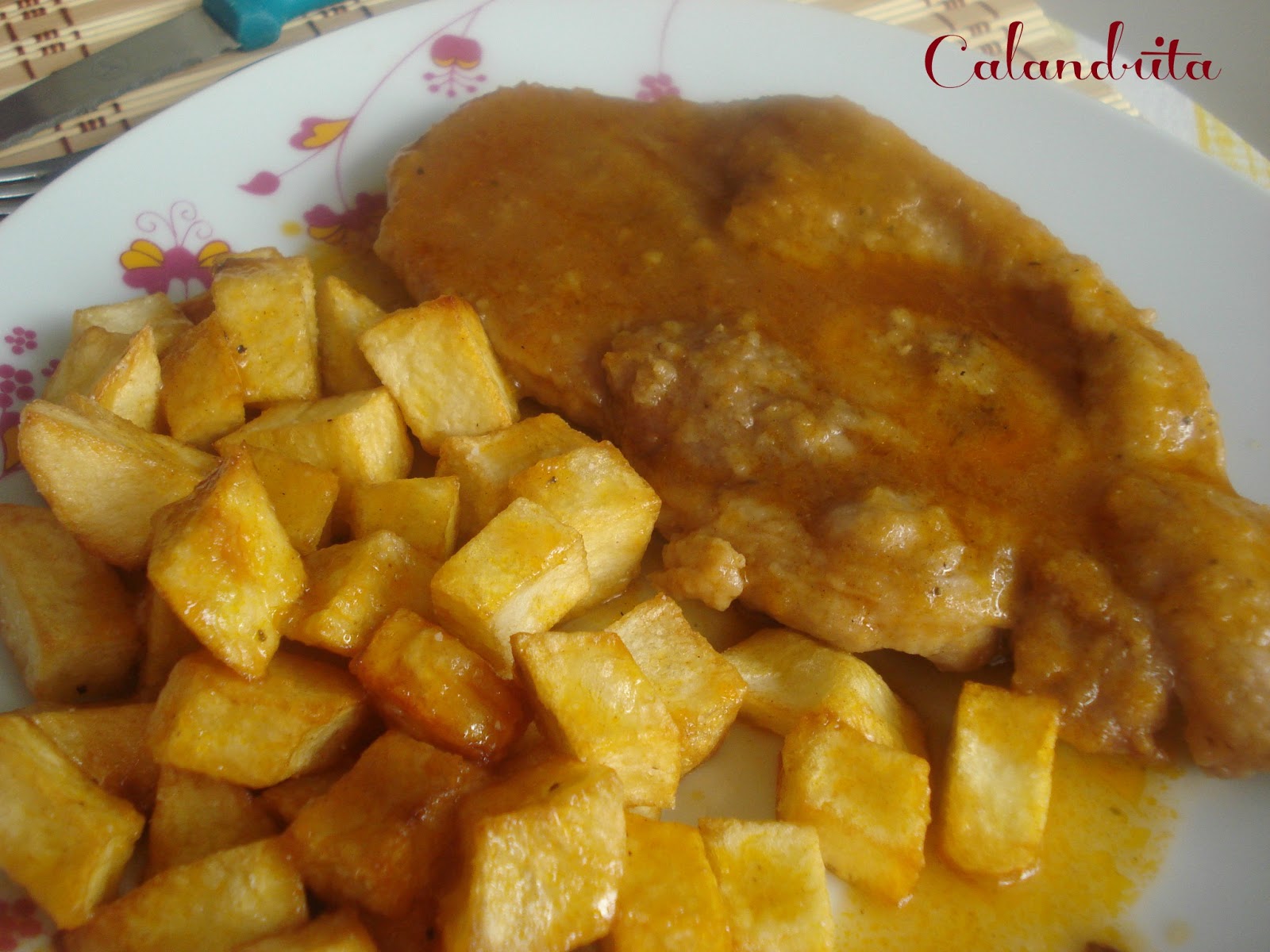 LA COCINA DE CALANDRITA: FILETES DE JAMON FRESCO EN SALSA