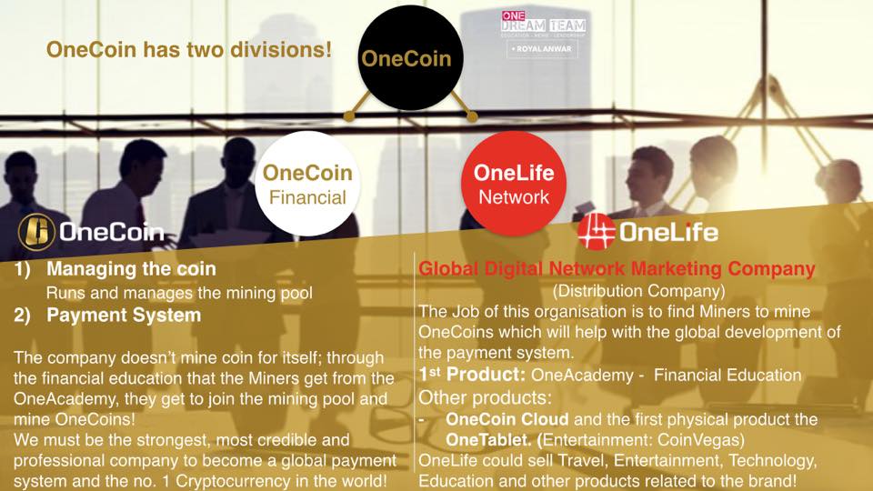 OneLife and OneCoin?: What Is Onelife and OneCoin?