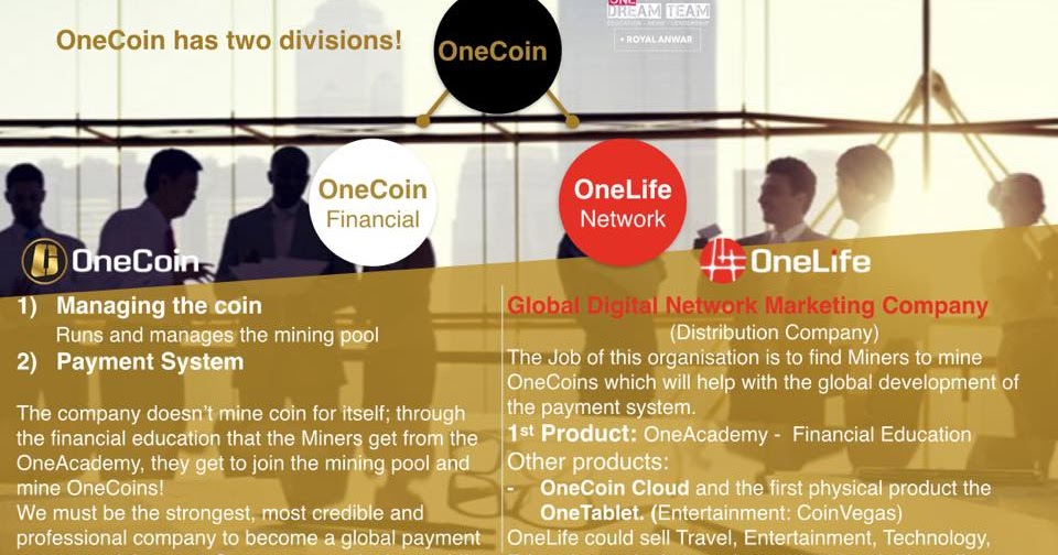 OneLife and OneCoin?: What Is Onelife and OneCoin?