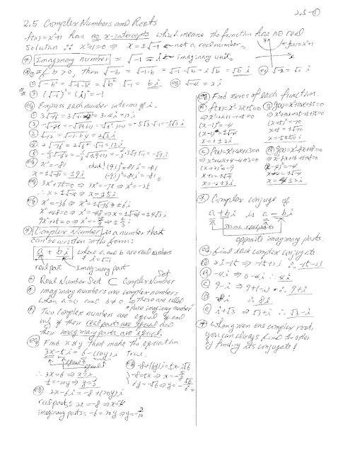 Sean's Math Page: Algebra 2 Class Note - Chapter 2.5