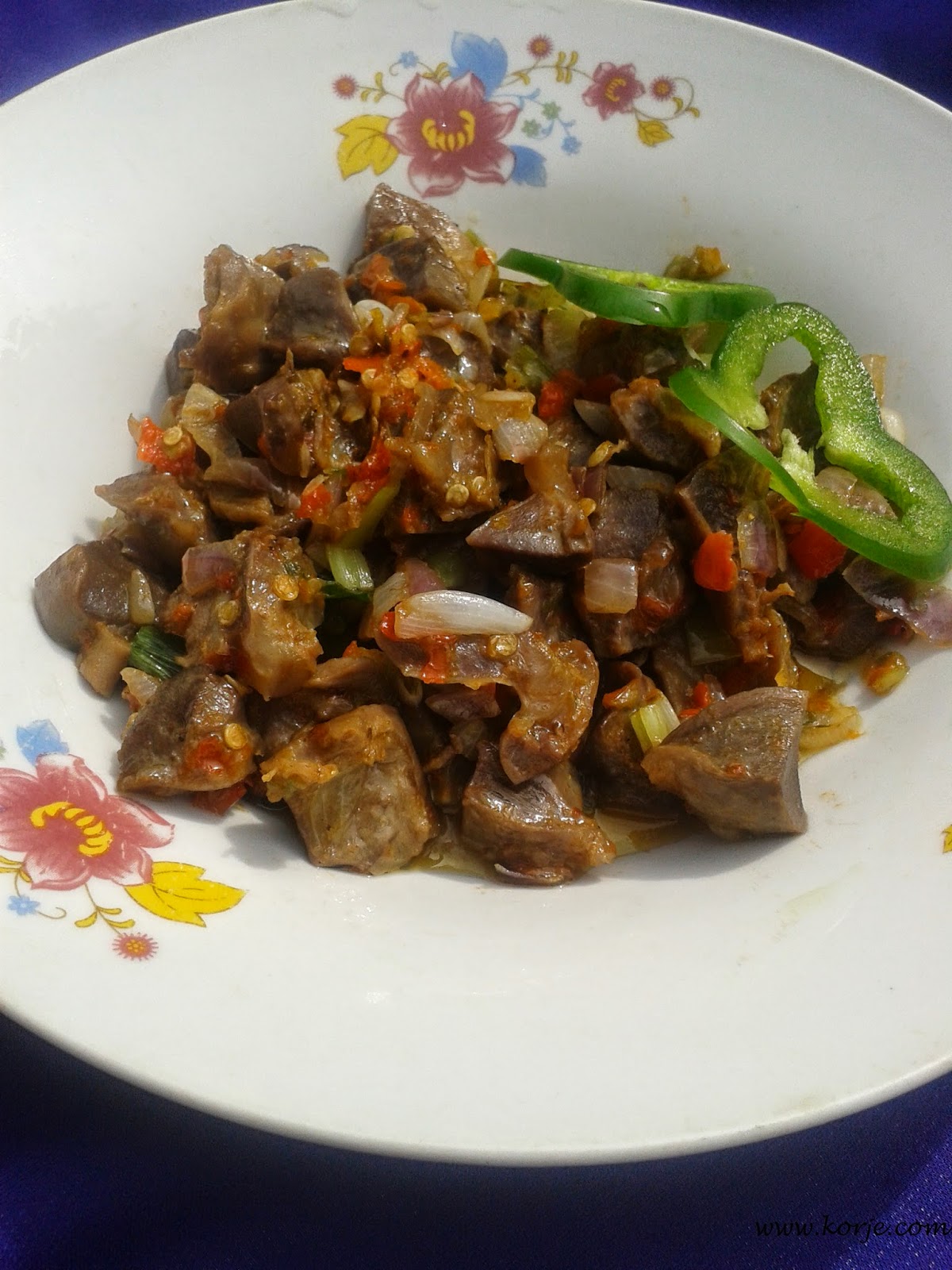 Here Goes...: Spicy Chicken Gizzard