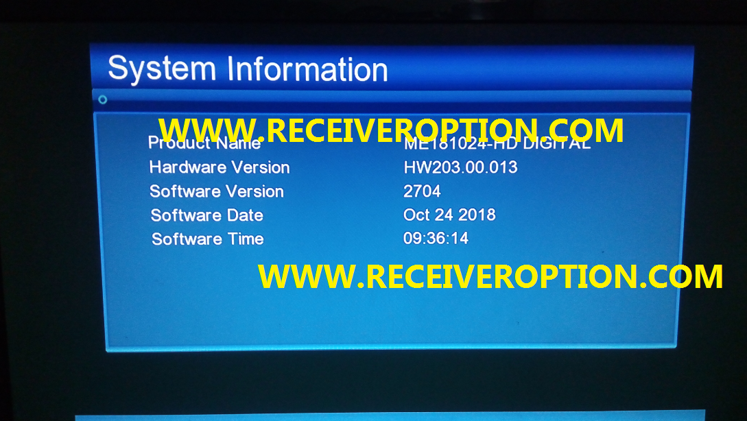 GX6605S HARDWARE VERSION HW203.00.013 POWERVU KEY NEW SOFTWARE - How To ...