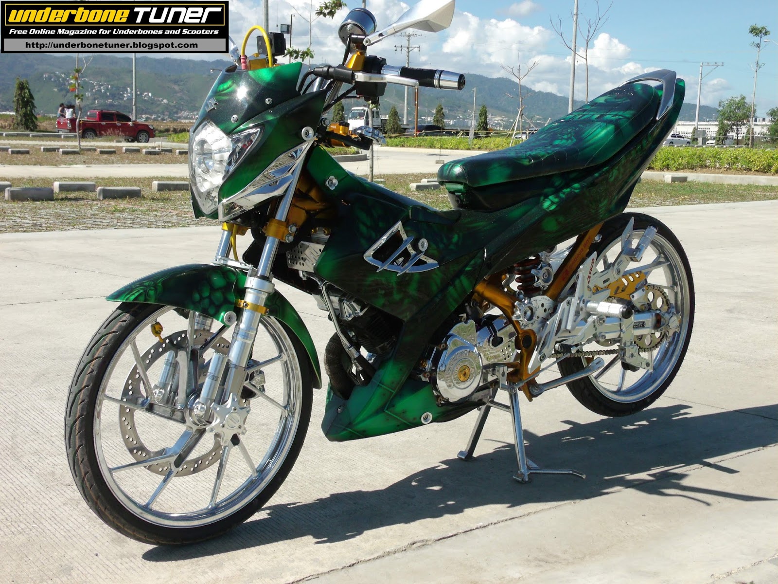 underbone tuner: Gamma Powered Suzuki Raider 150 from Talisay Cebu