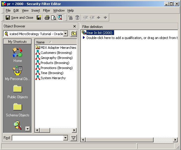 Apply Security Filter In Microstrategy Freeform Sql Report 8125