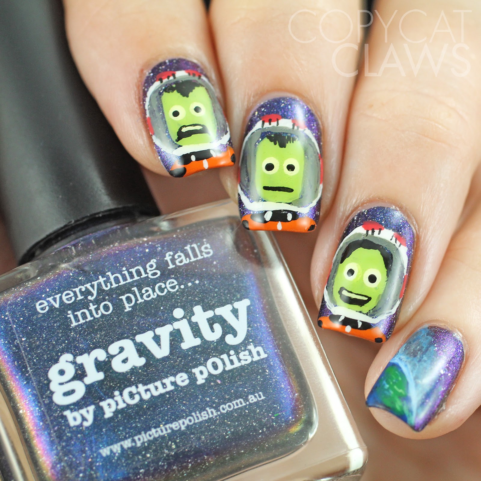 Buzz Lightyear Nail Art