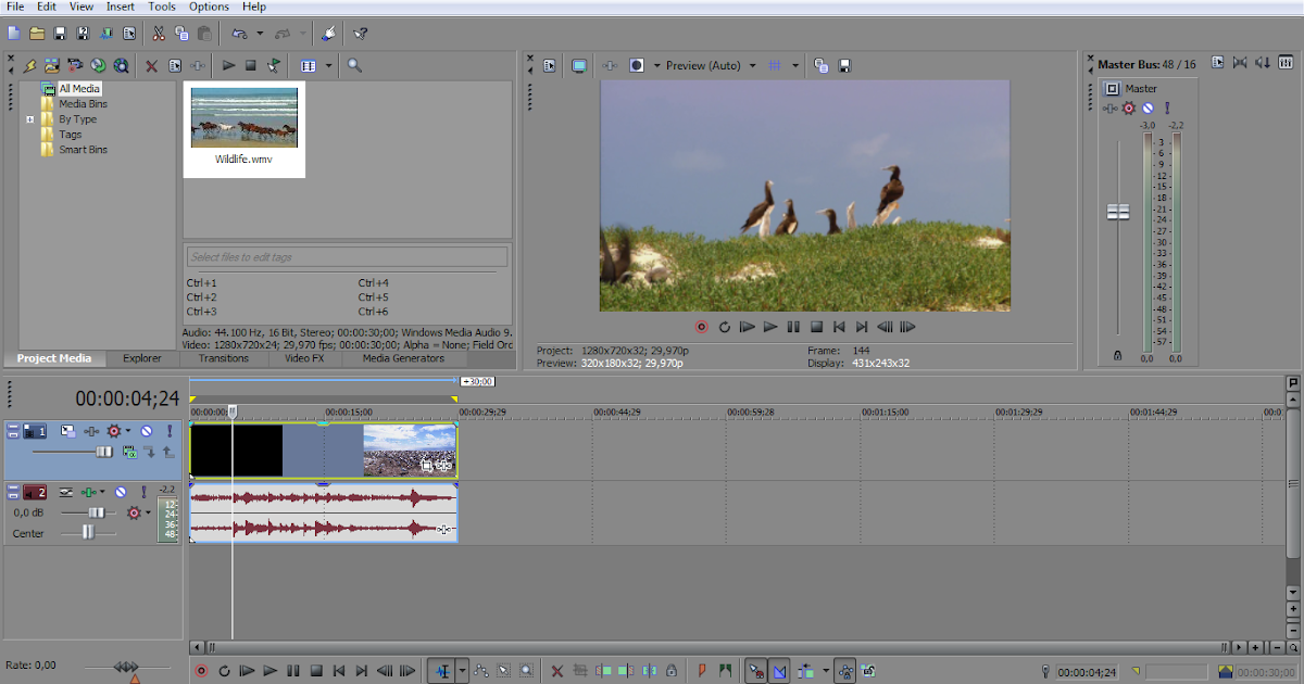 Cara membuat efek slow motion dan efek cepat pada sony vegas pro ...