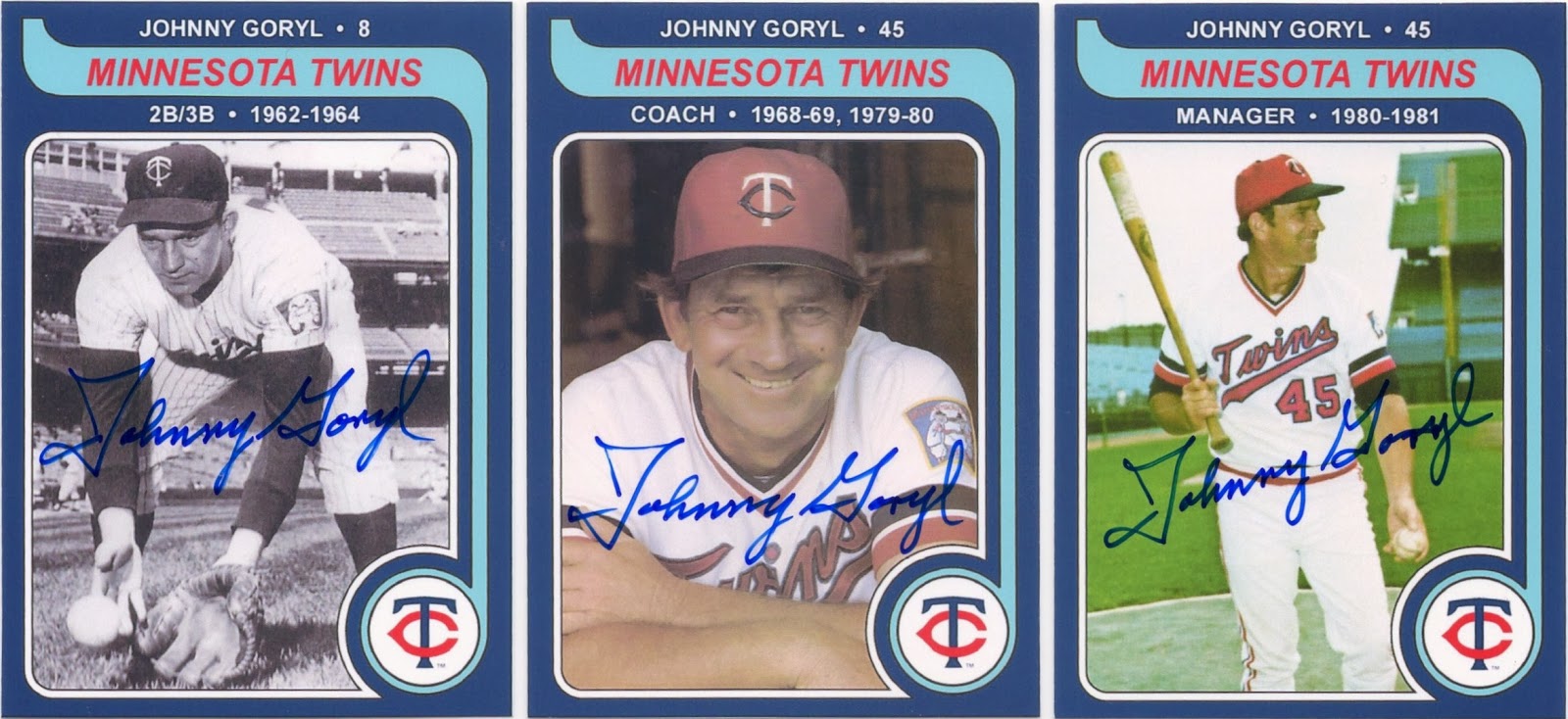 Minnesota Sports Autograph Project: JOHNNY GORYL