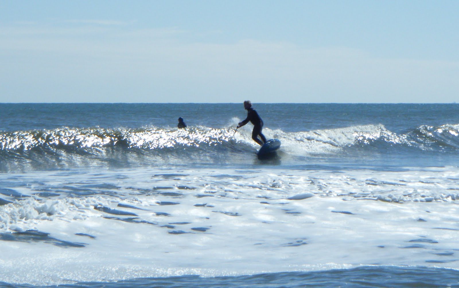 Atlantic Paddle Surfing: Fun clean 2 ft waves
