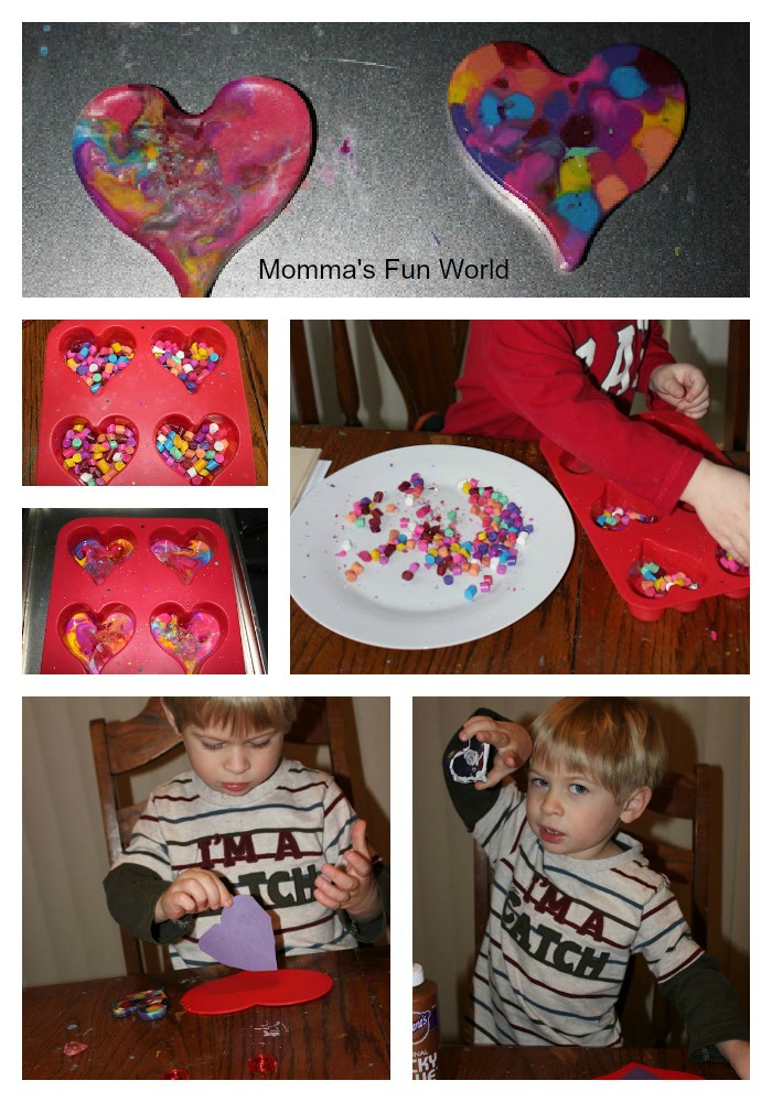 Momma's Fun World: You color my heart with love.....CRAFT!!