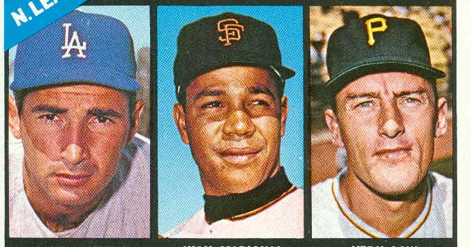 1966 Topps Baseball: National League Pitching Leaders (#221, 223, 225)