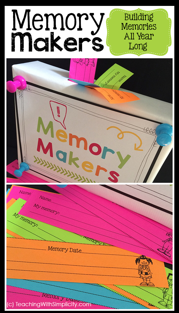 Creating a Classroom Community with Memory Makers | Upper Elementary ...