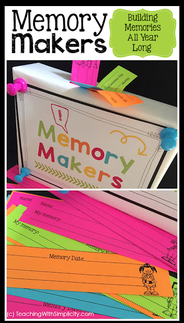 Creating a Classroom Community with Memory Makers | Upper Elementary ...