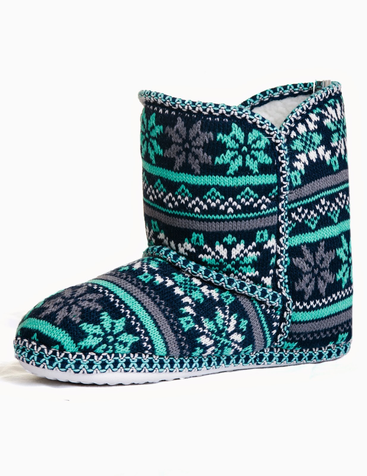 Caramel Cantina: Fold-Over Winter Slippers