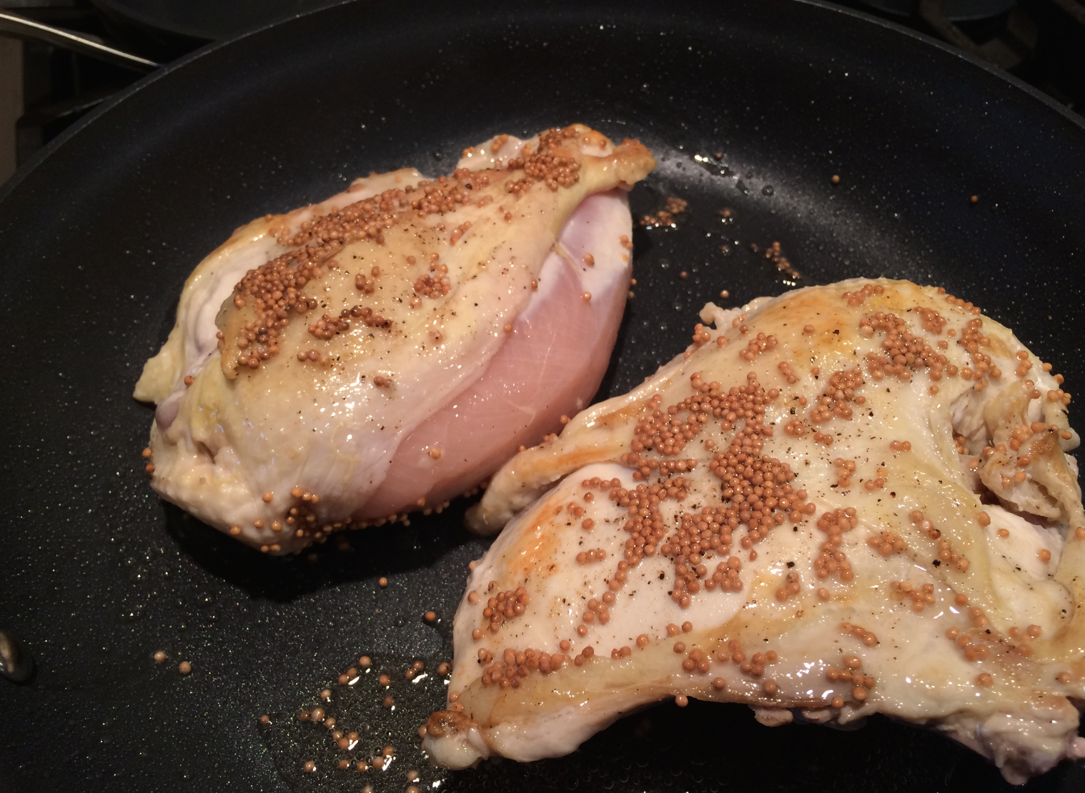 Mystery Lovers' Kitchen: Savory Mustard Chicken #recipe from author ...