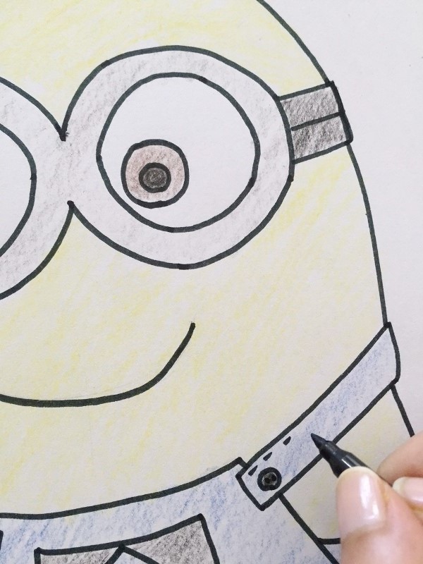 by The Art Bug: Draw a Minion - Step by Step Tutorial : Make it Monday