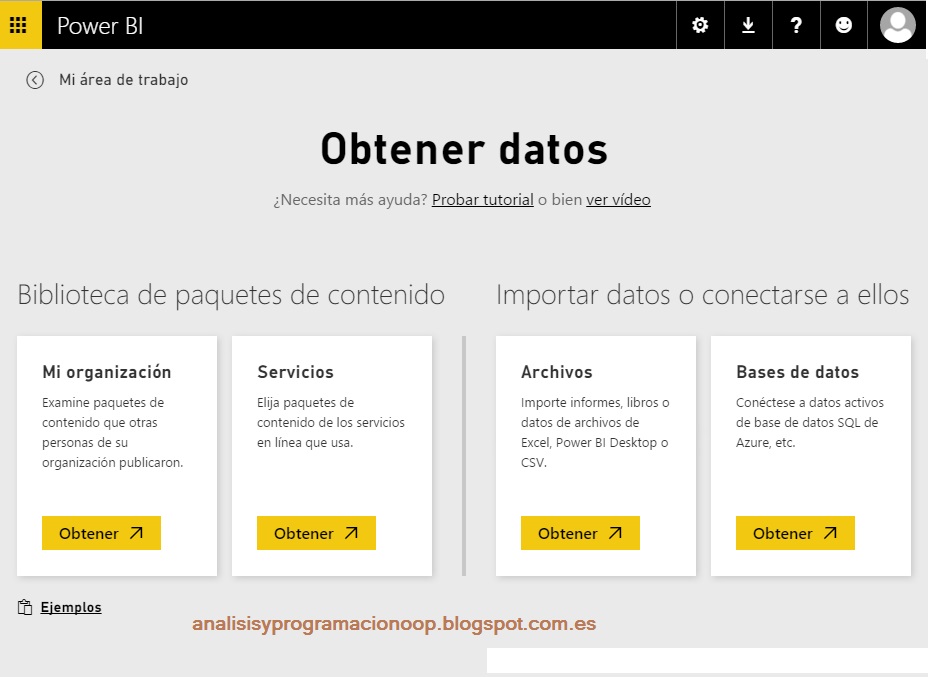 Análisis y Programación: Construyendo informes con Power BI