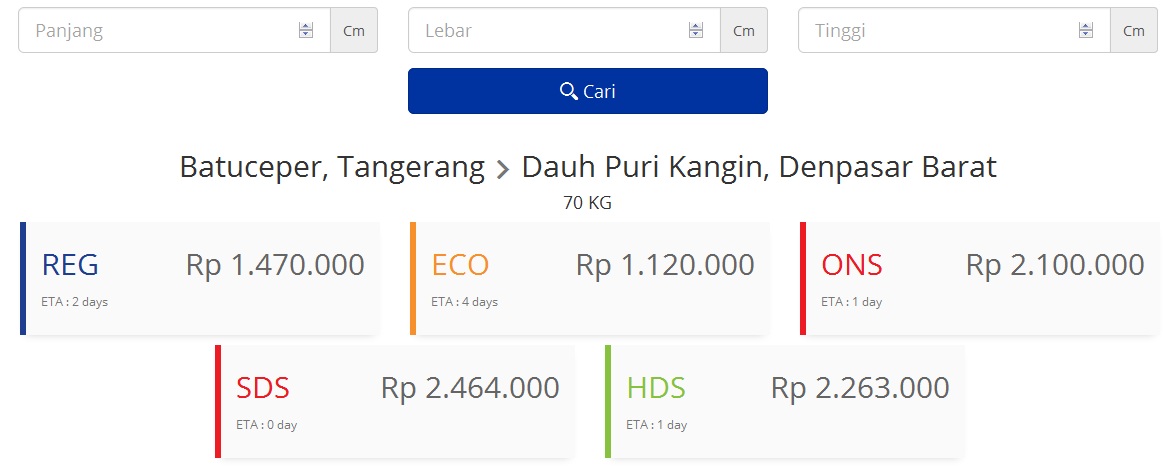 Cara Cek Tarif, Ongkir, Harga, Biaya, Ongkos Kirim, JNE, TIKI, POS ...