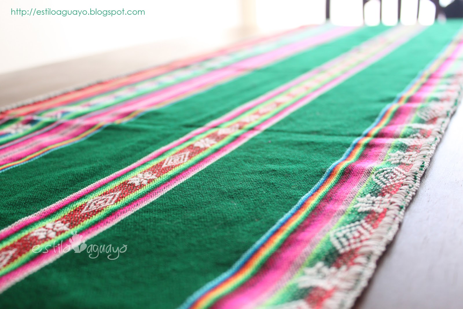Aguayo y crochet / Estilo Aguayo