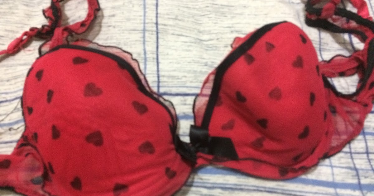 tanguitas usadas : Brasier rojo de corazones!