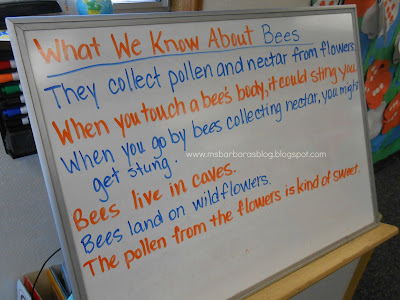 For the Children: Bees...A Preschool Study