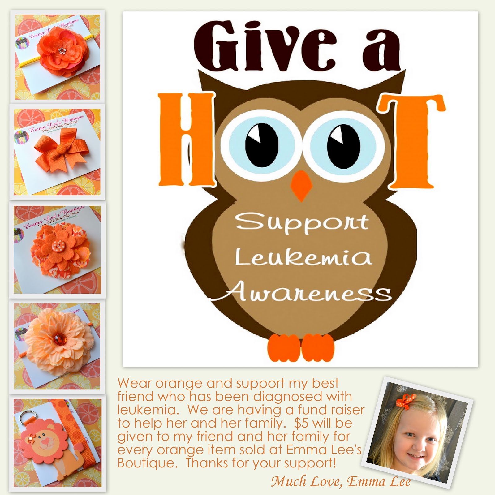 DabblebyDerinda: Wear ORANGE and support Leukemia Awareness!!!