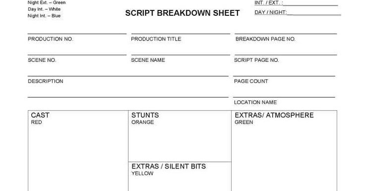 Filmholic : Script Breakdown - The tool to plan