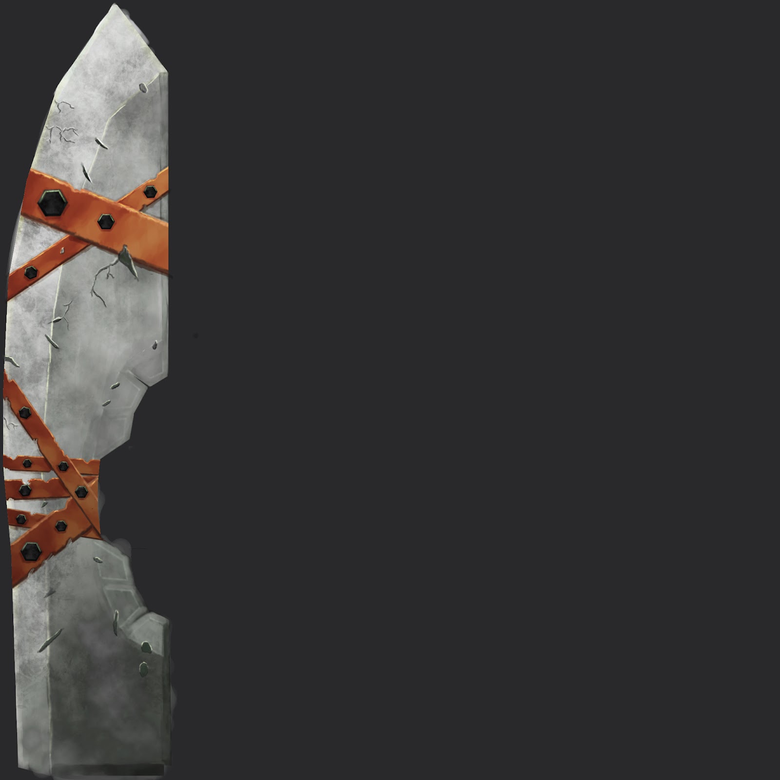 Pat R Blog: Hand Painted Gear Sword