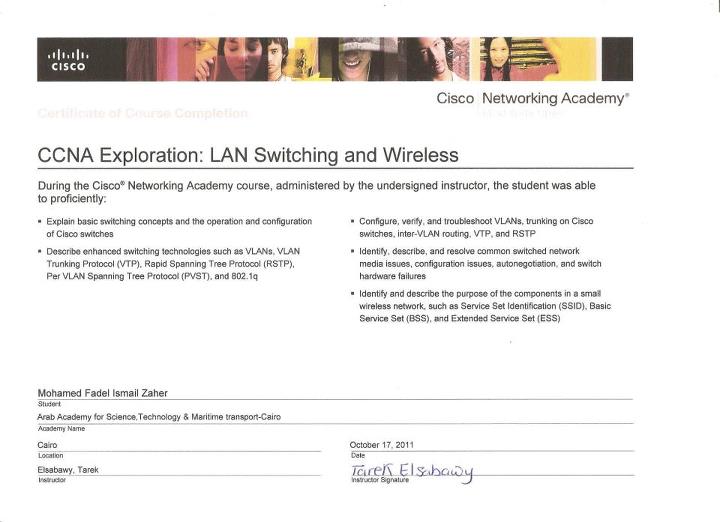 Mohamed Fadel: CCNA - Cisco Certified Network Associate (How to be ...