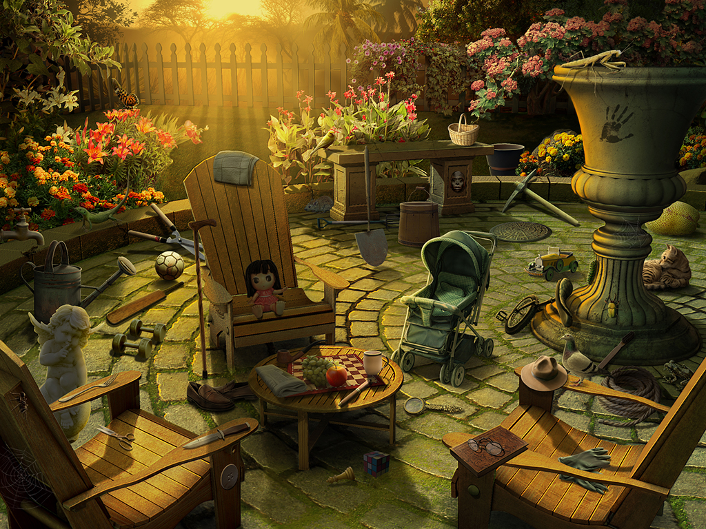 My palete: hidden object game backgrounds