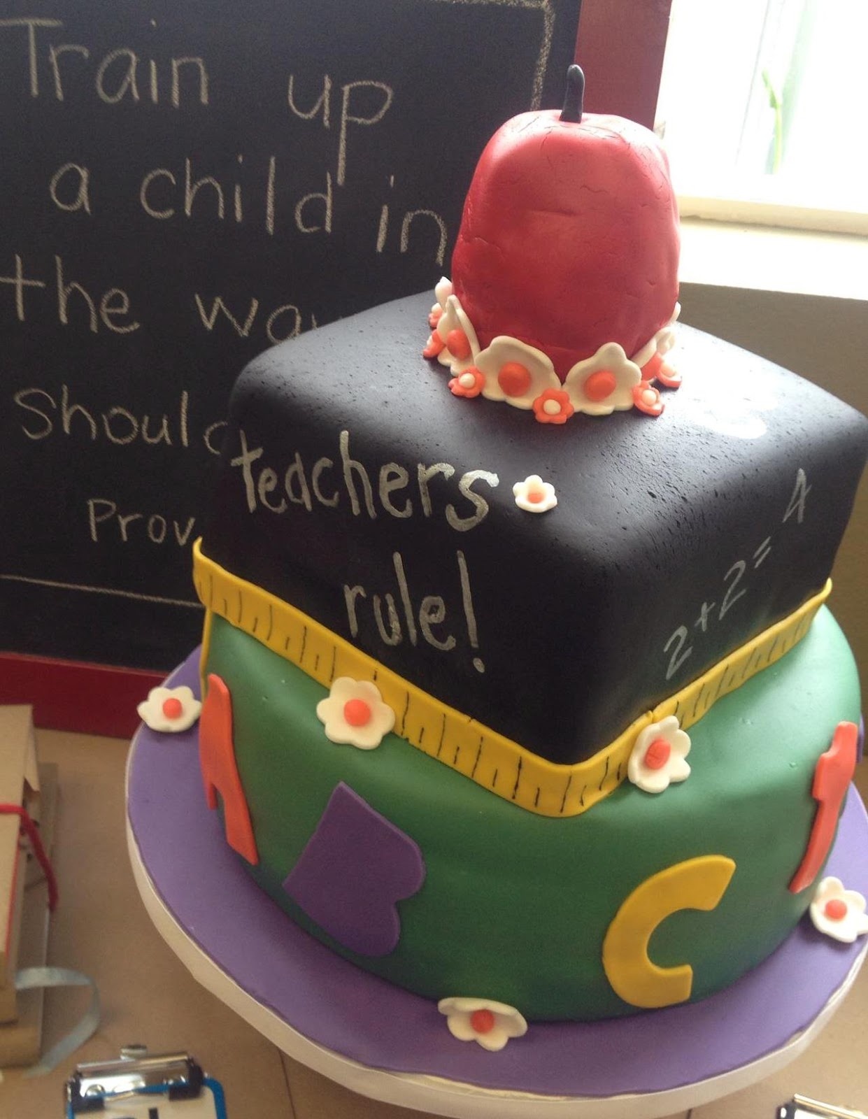 AimeeJo Desserts: Teacher Appreciation Cake for CCA