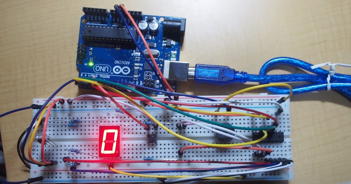 Arduino 演練 - 利用七段顯示器實作亂數選號器