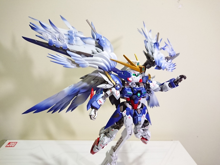 Custom Build: SD x HiRM Wing Gundam Zero Custom