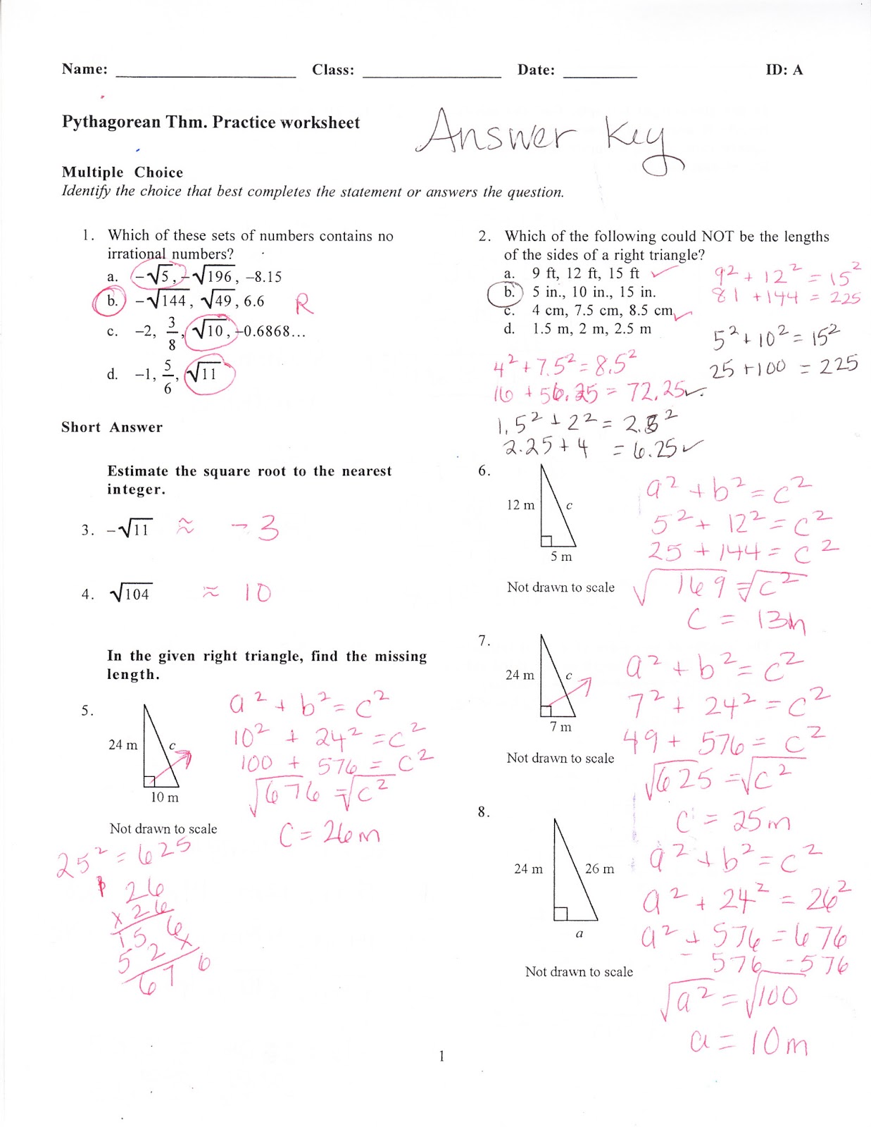 Ms. Jean's Classroom Blog: Chapter 11 Practice Test Answers
