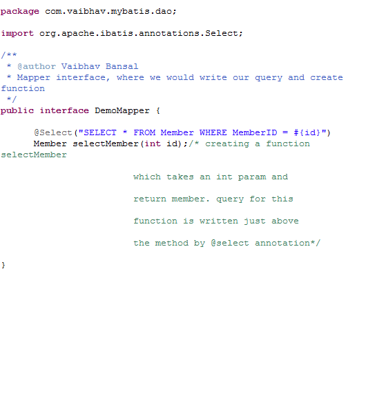 JAVA-EASY-TUTORIAL.blogspot.com: Working with MyBatis 3 JAVA-EASY-TUTORIAL.blogspot.com: Working with MyBatis 3