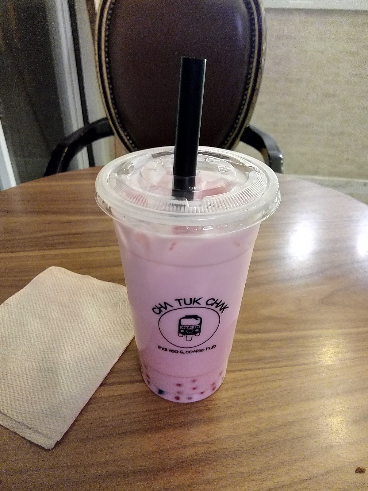 Food Goals : My first Thai Pink Milk from "Cha Tuk Chak"