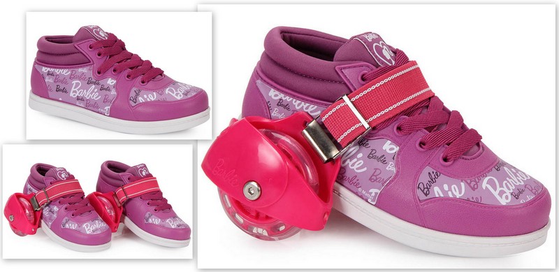 UNIVERSO ROSA BARBIE: novo tenis da barbie grendene com rodinhas