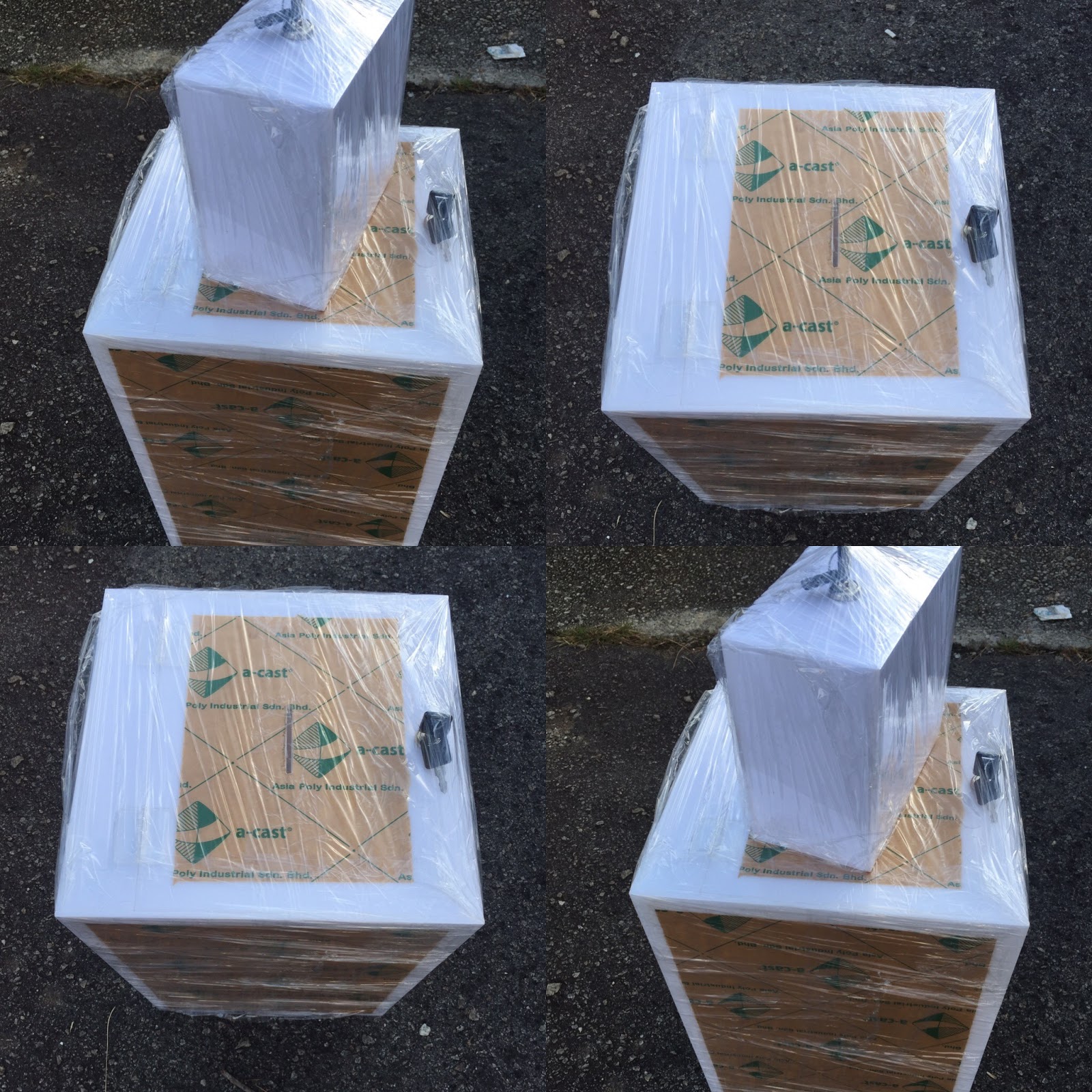 Reka Bentuk Acrylic: Tabung Duit / Tabung Derma