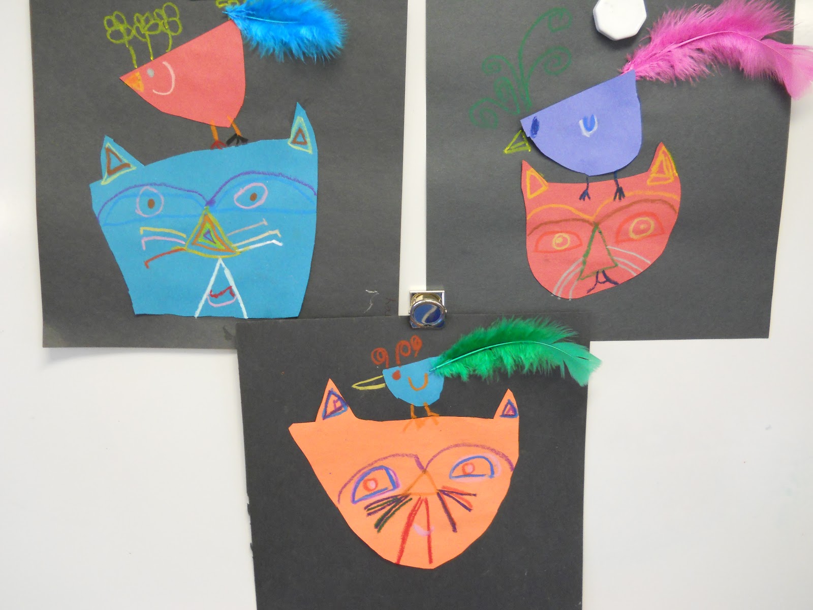 The Elementary Art Room!: Paul Klee Cat and Bird
