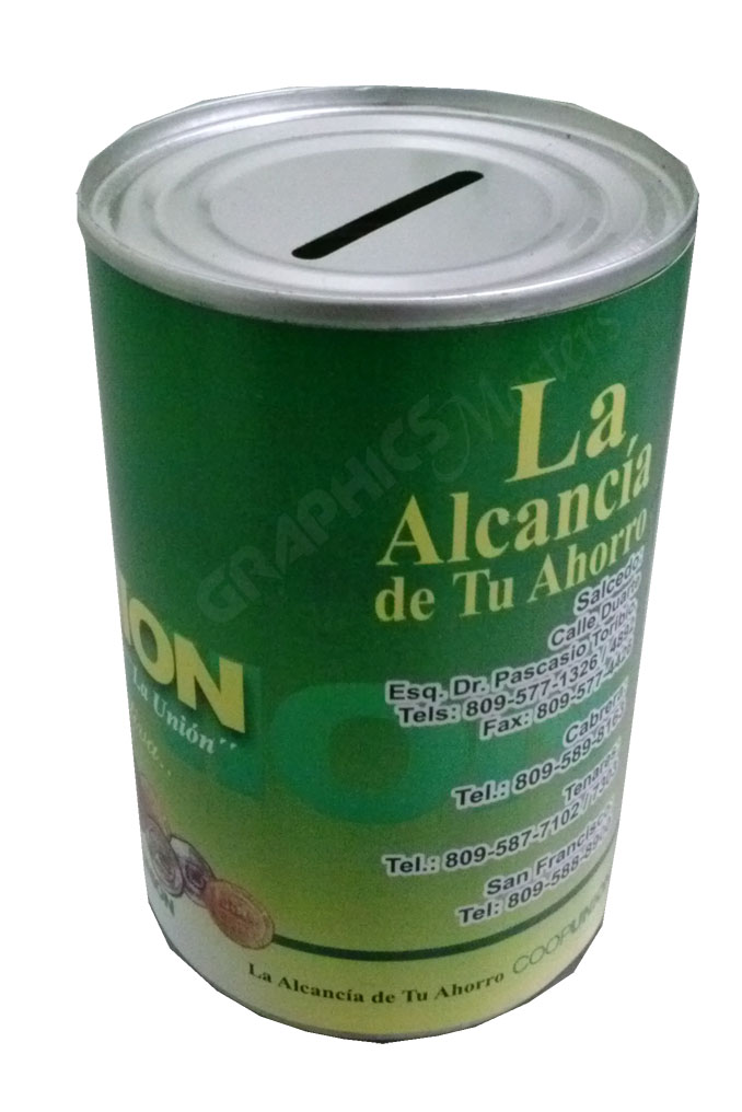 Alcancia en Aluminio | Graphics Masters SRL