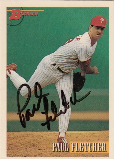 Daily Autograph: Paul Fletcher