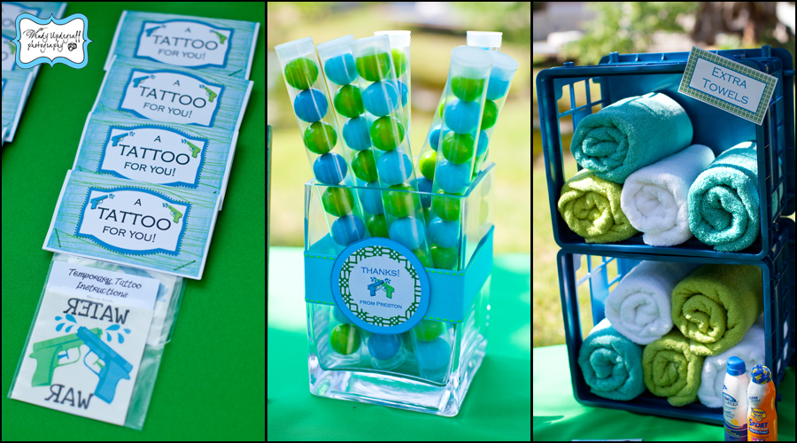 Kara's Party Ideas Water Fight "Wars" Birthday Party! | Kara's Party Ideas