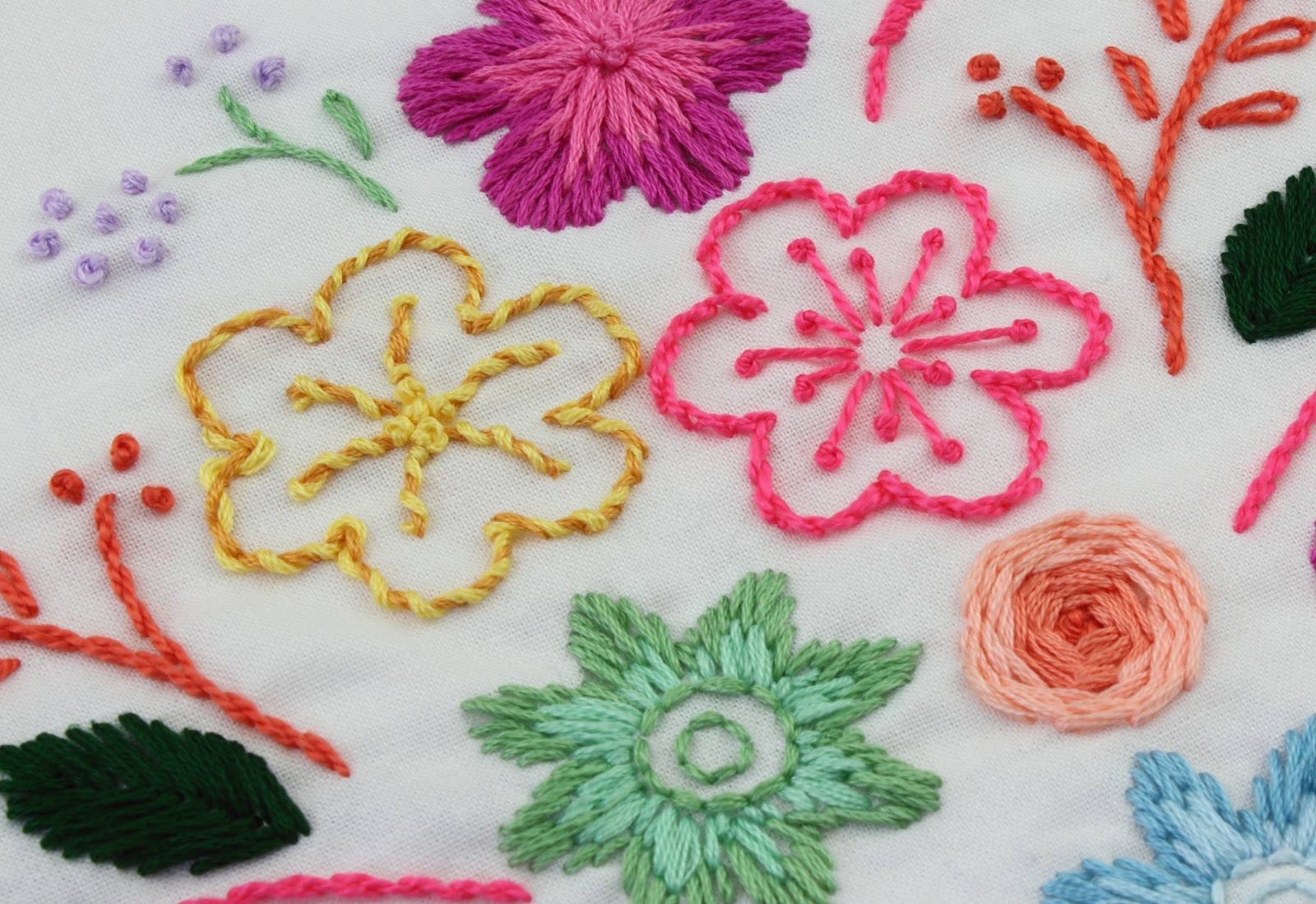 big B: Flower Fancy Embroidery Project