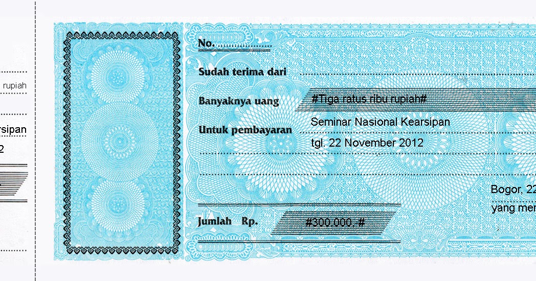 Aplikasi Cetak Kwitansi | GR-ZONE