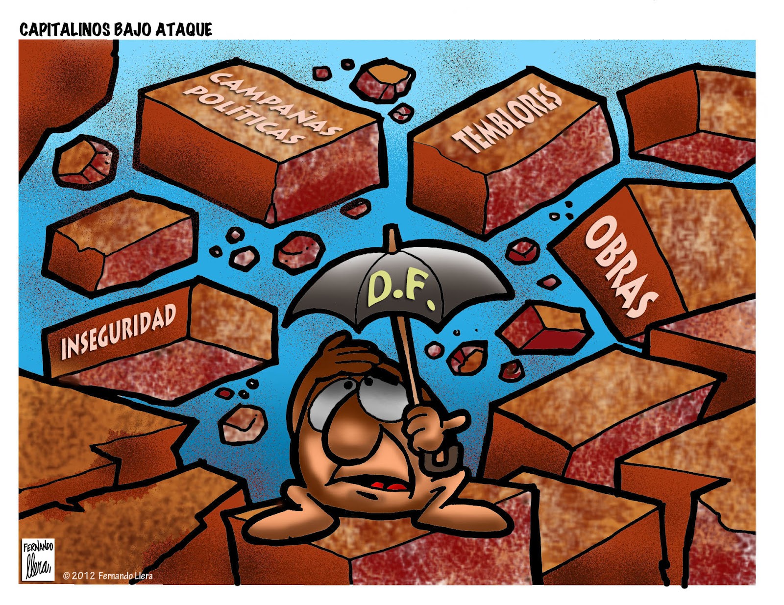 Fernando Llera Blog Cartoons: Mexico City under siege from earthquakes ...