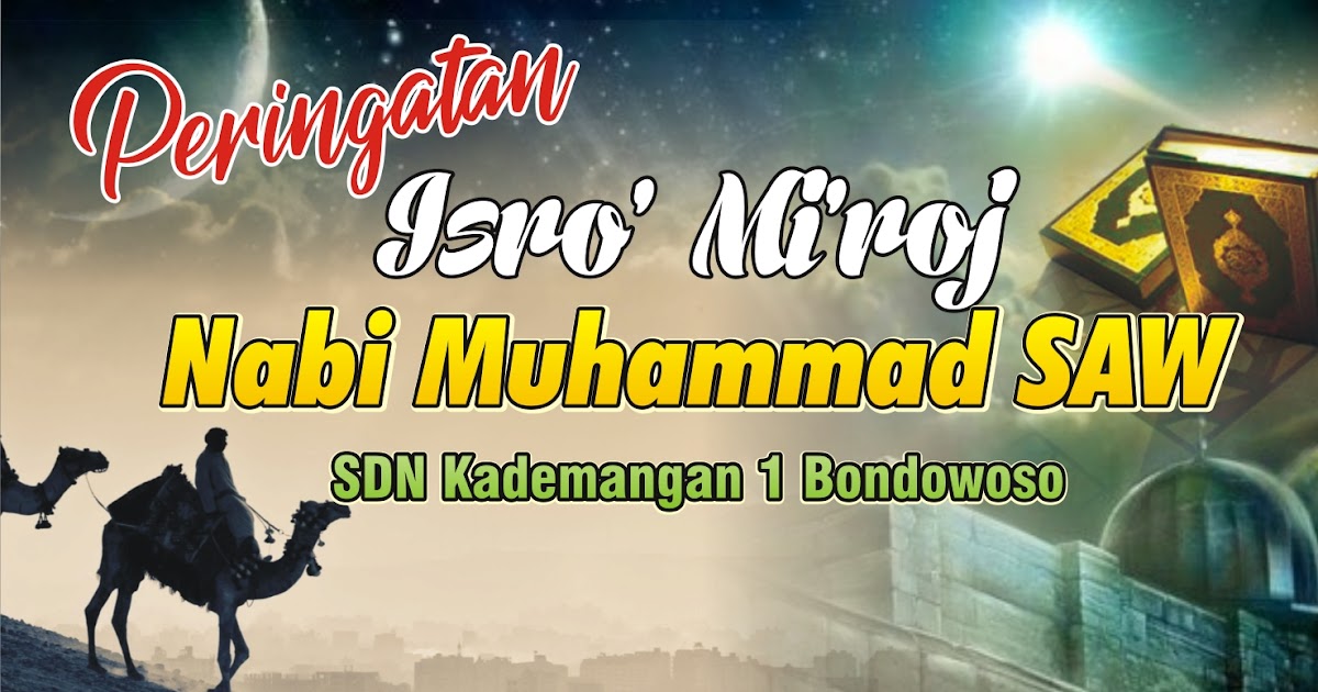 BANNER ISRO' MI'ROJ 2019 versi Corel Draw